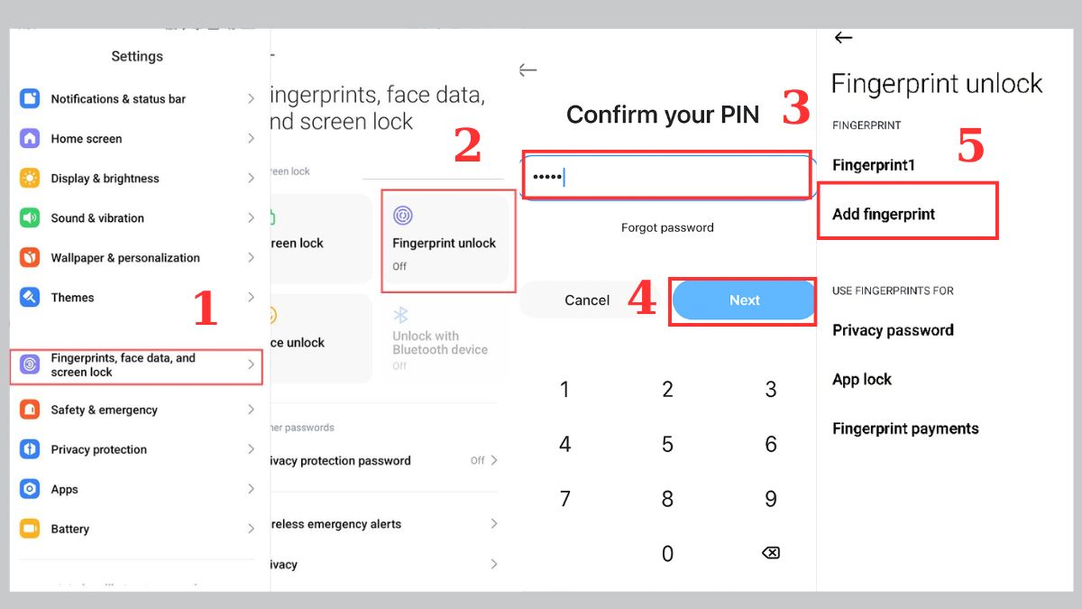 Xiaomi mất cài đặt vân tay: Nguyên nhân và cách khắc phục