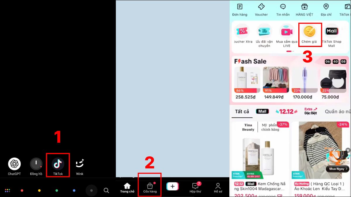 Hướng dẫn cách bật chém giá trên TikTok nhanh chóng
