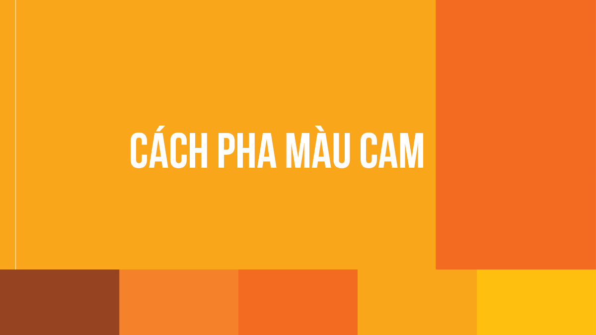 Cách pha màu xanh lá cây chuẩn và chi tiết nhất