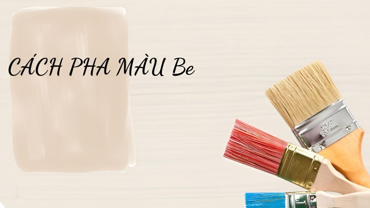 Cách pha màu xanh lá cây chuẩn và chi tiết nhất