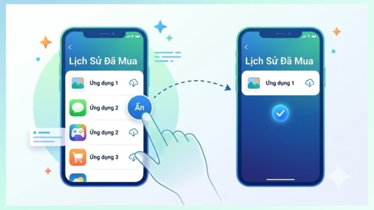 Cách xóa lịch sử ứng dụng trên App Store dễ dàng thực hiện