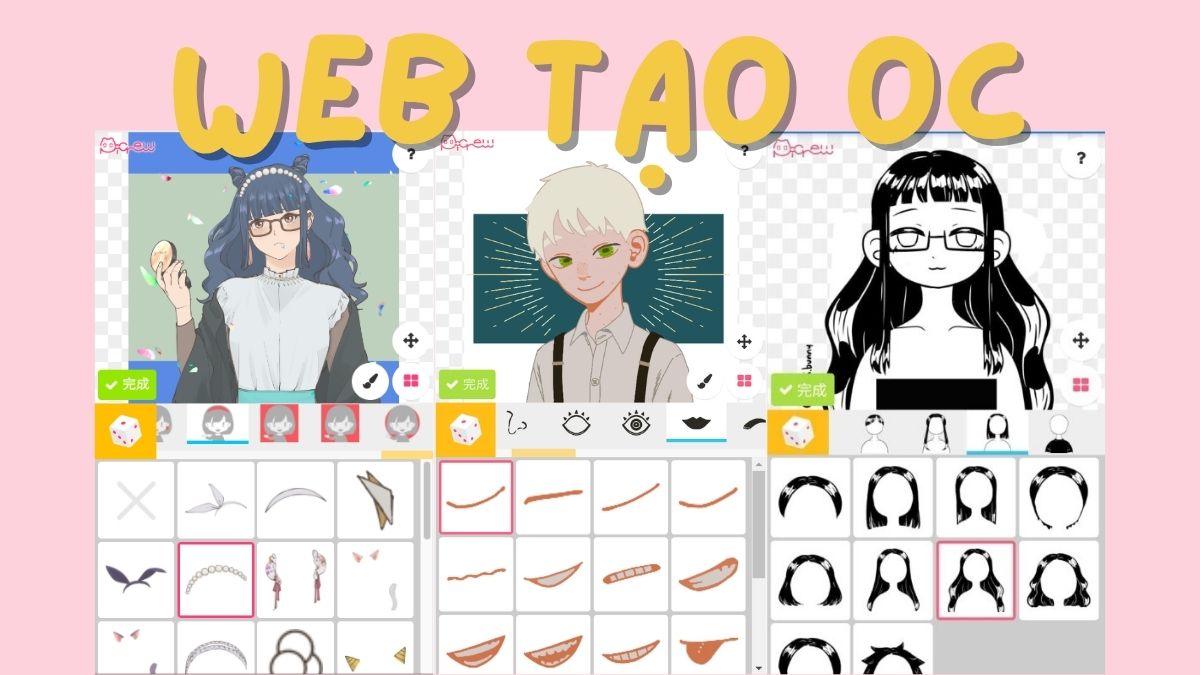 5 web tạo OC online miễn phí dành cho người thích sáng tạo