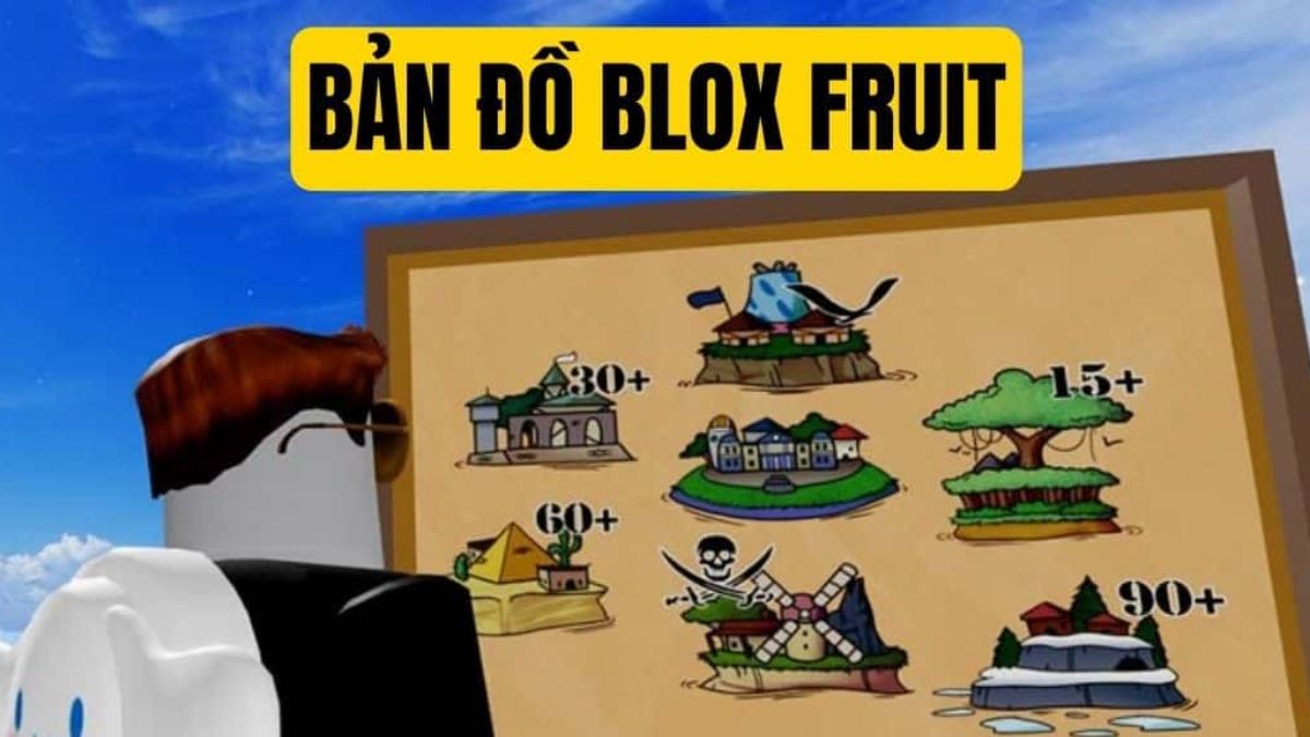 Khám phá các đảo trong thế giới Blox Fruits Sea 1, 2, 3 trên bản đồ chi ...
