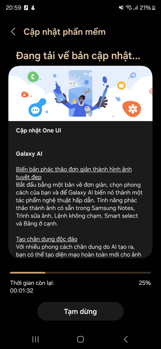 Galaxy S24 Series được cập nhật OneUI 6.1.1