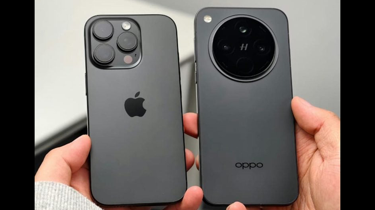 OPPO Find X8 đọ ngoại hình với iPhone 16 Pro