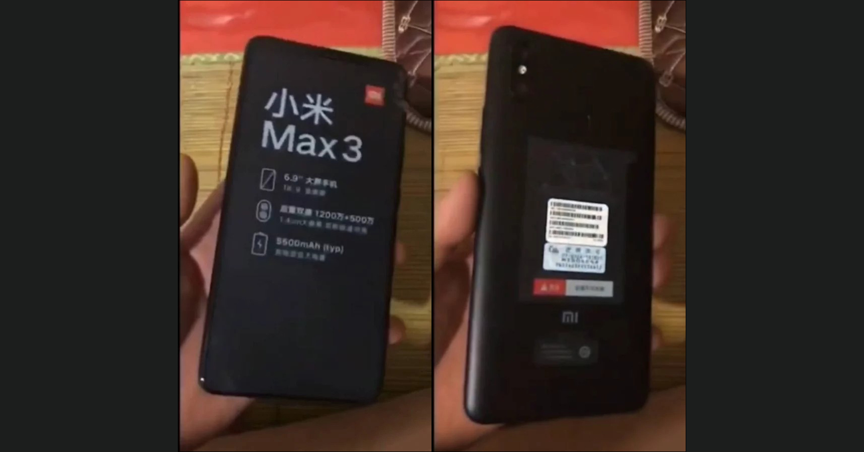 Xiaomi Mi Max 3 lần đầu xuất hiện trong video rò rỉ thực tế