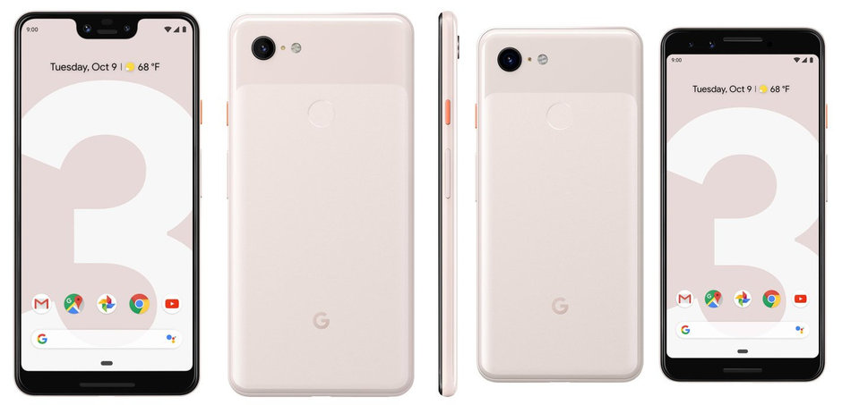 Pixel 3 và Pixel 3 XL lộ ảnh render rõ nét trước giờ ra mắt
