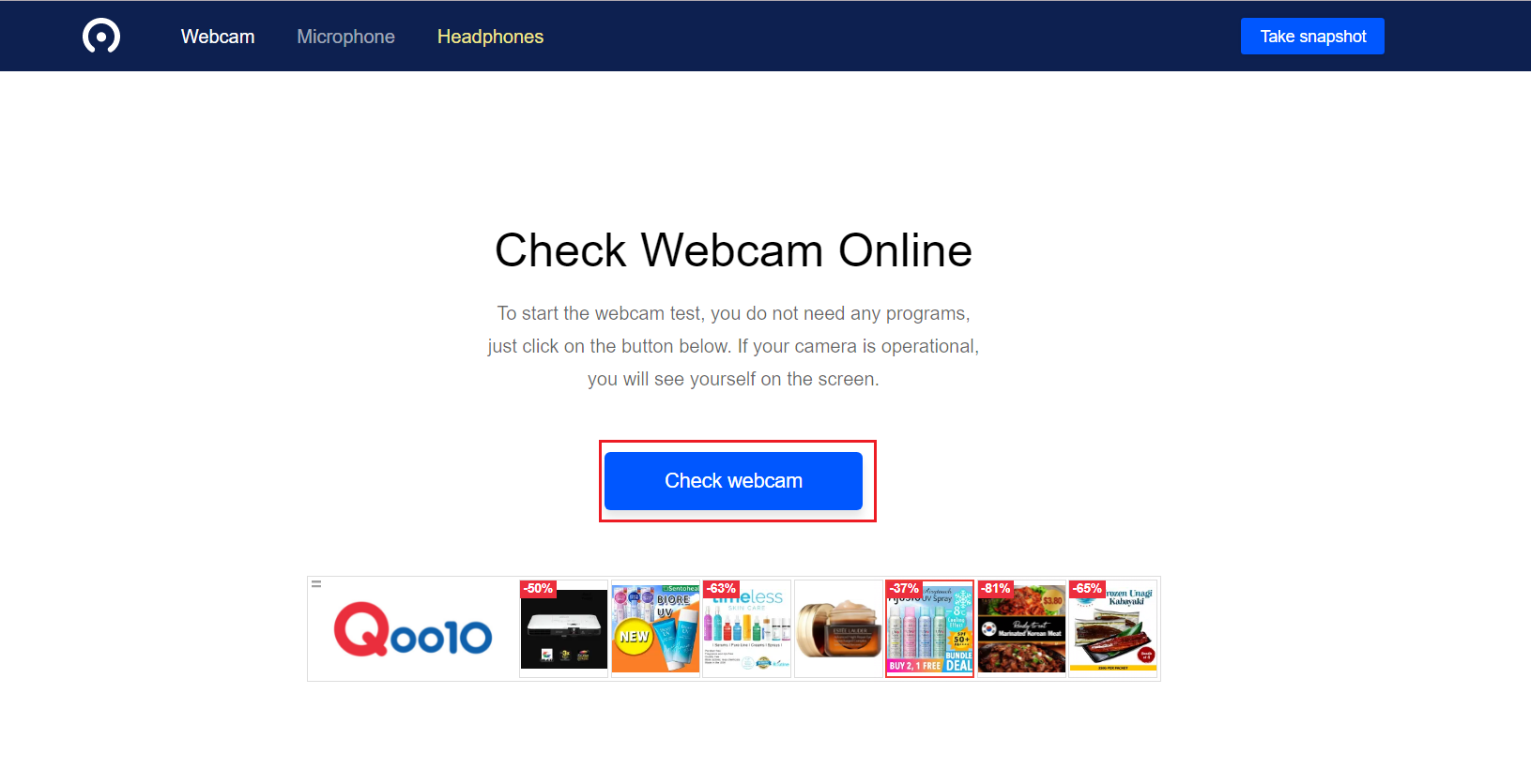 Test camera laptop online đơn giản chỉ qua vài thao tác