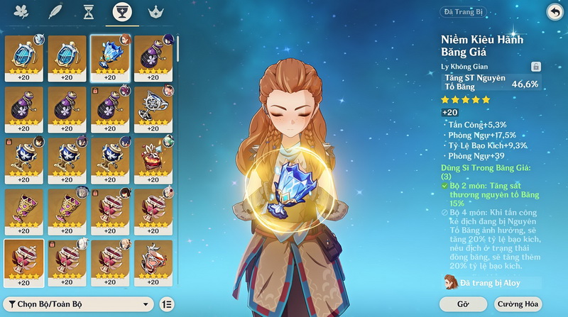 Hướng dẫn build cung thủ Aloy Genshin Impact hữu ích