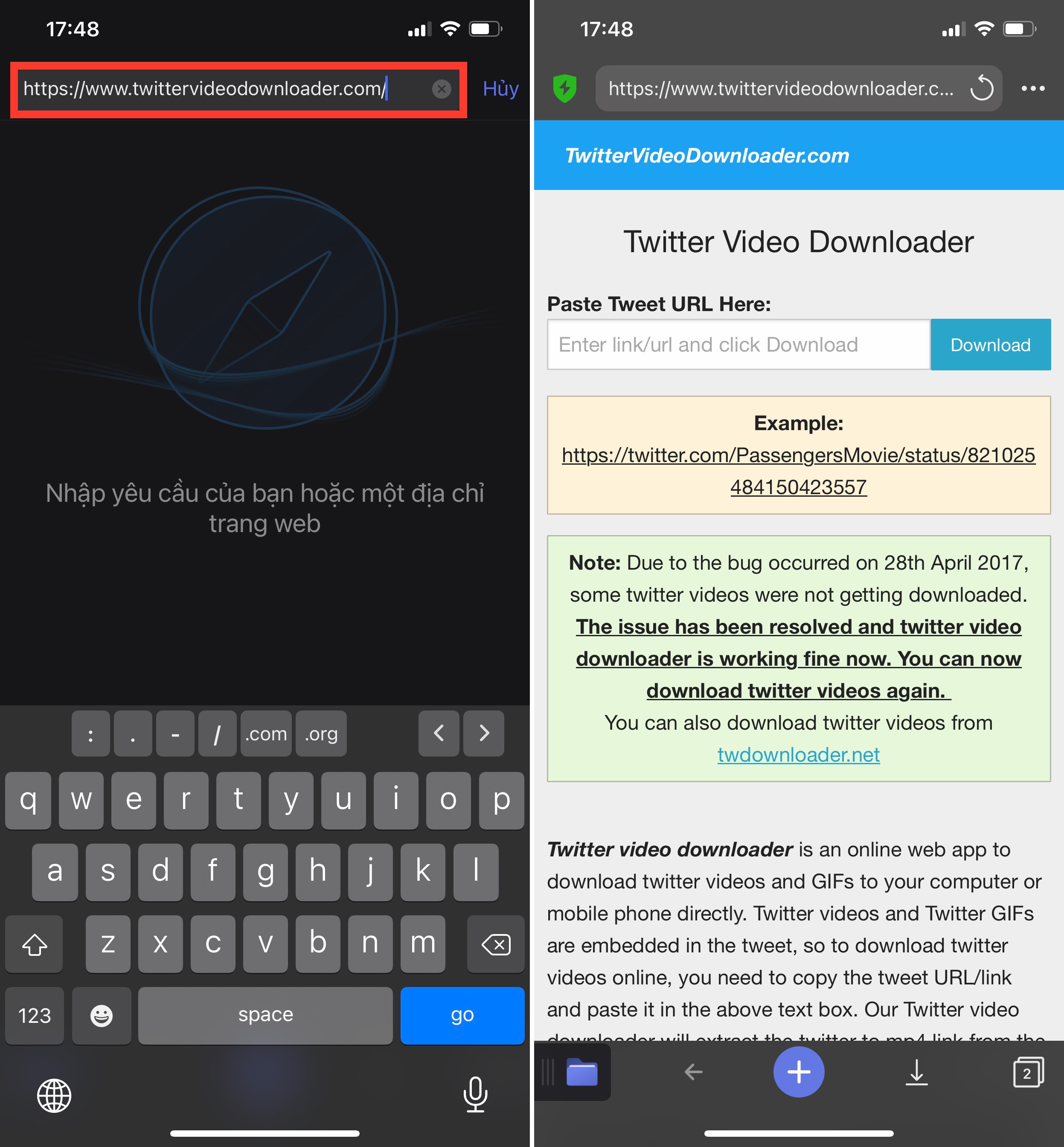 Cách tải, download video Twitter về điện thoại, PC đơn giản