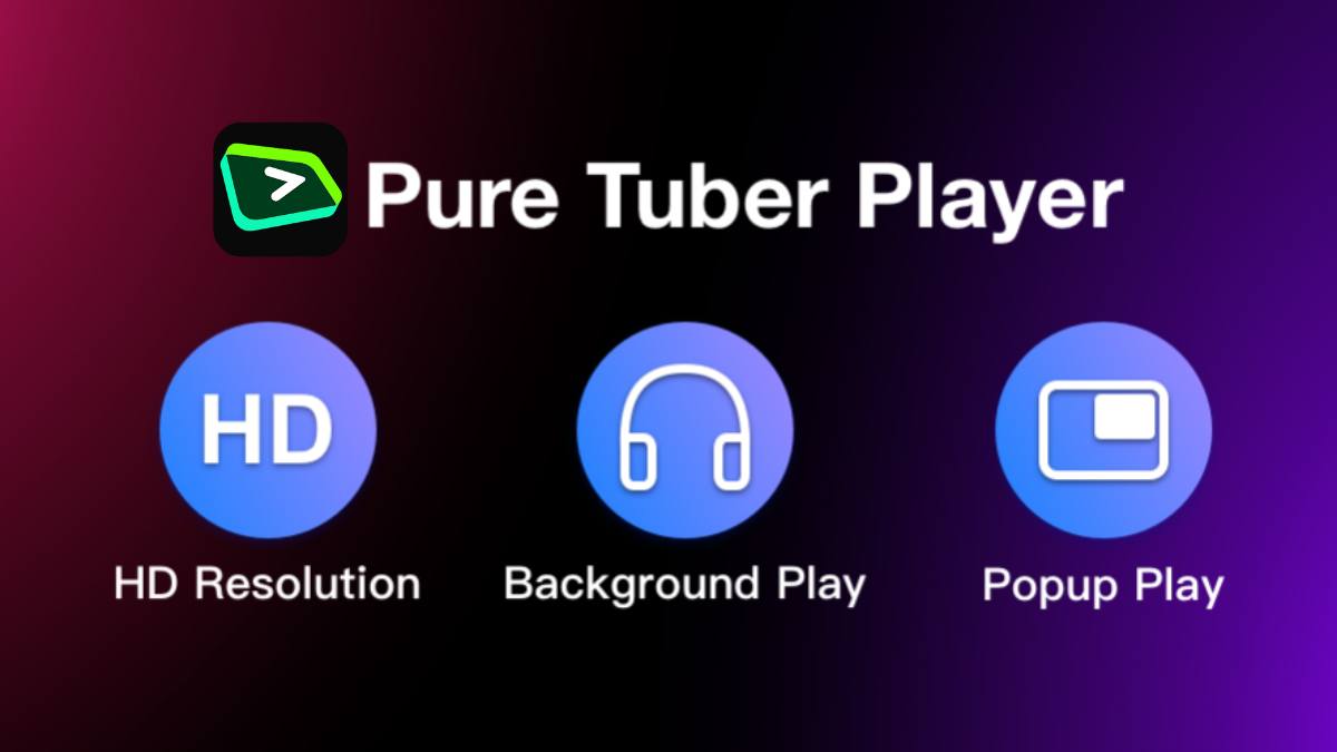 Tải Pure Tuber: App xem video phát nền, không quảng cáo