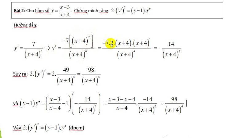 Đạo hàm 1/x là gì? Các dạng bài tập về đạo hàm