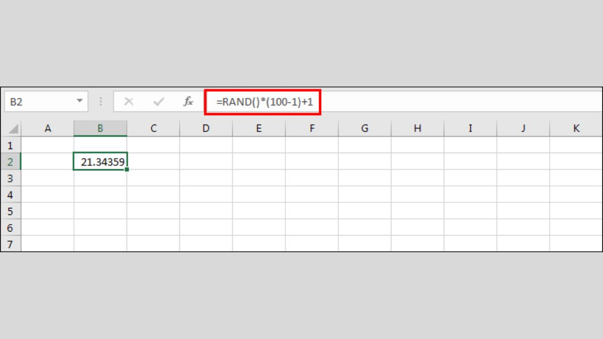 Hàm RAND, RANDBETWEEN tạo số ngẫu nhiên trong Excel