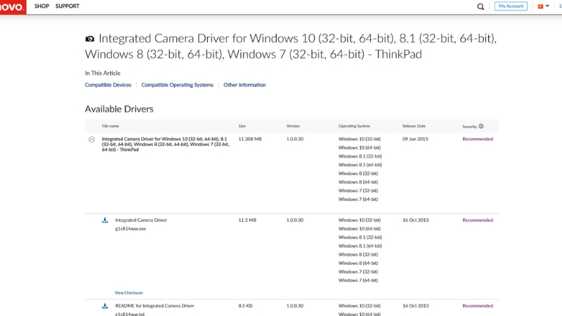 Hướng dẫn nhanh cách cài đặt và cập nhật driver camera laptop mới nhất