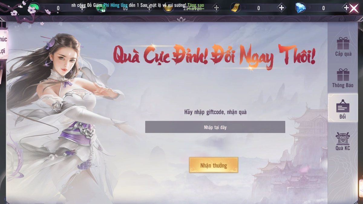 Full code Chiến Giới 4D mới nhất 05/2024 | Cách nhập code