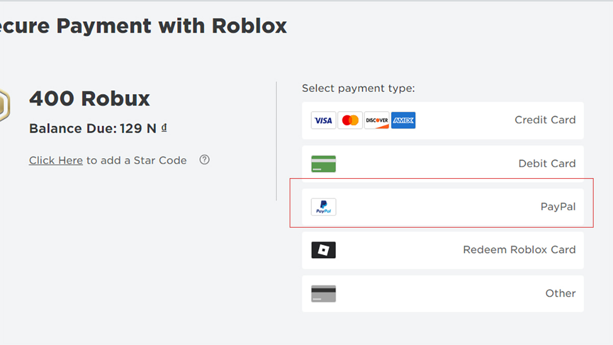 4 cách nạp Robux trong Roblox trên điện thoại chiết khấu cao
