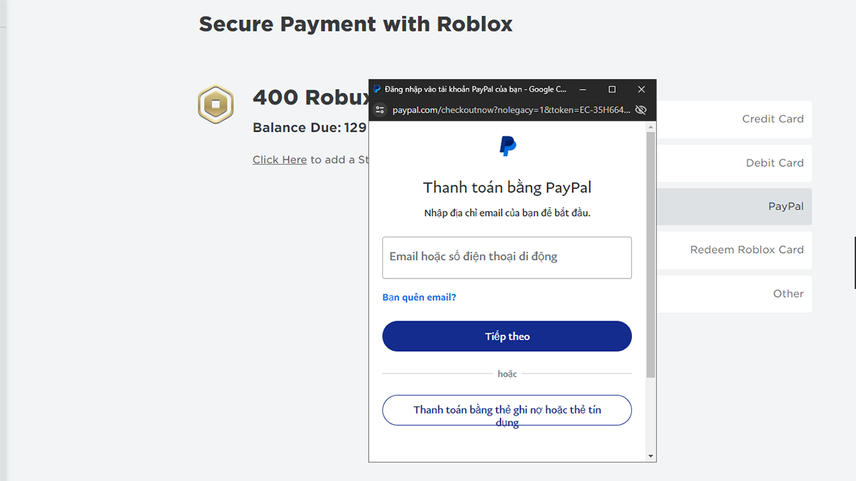 4 cách nạp Robux trong Roblox trên điện thoại chiết khấu cao