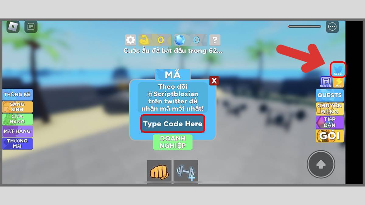 Code Muscle Legends mới nhất 05/2024 [Agility x Strength]