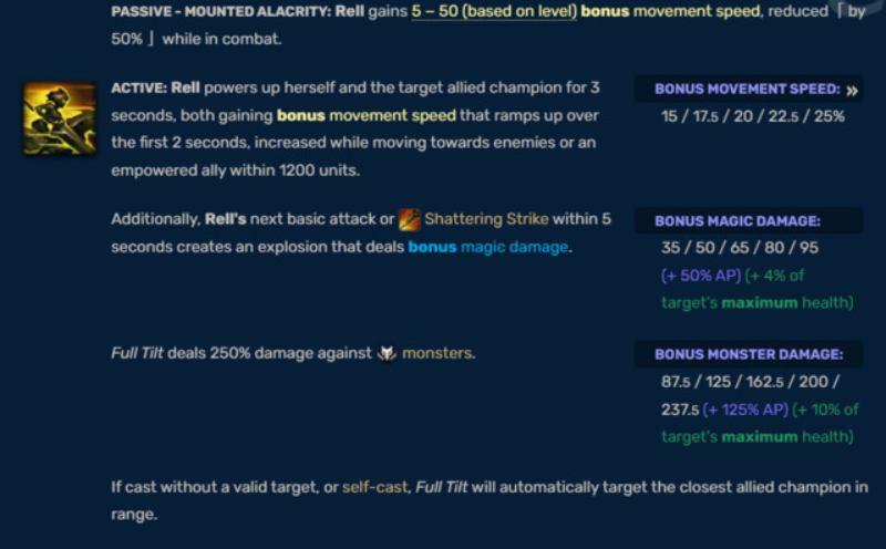 LMHT: Rell ở phiên bản 13.11 trở thành quái vật trong hàng ngũ SP