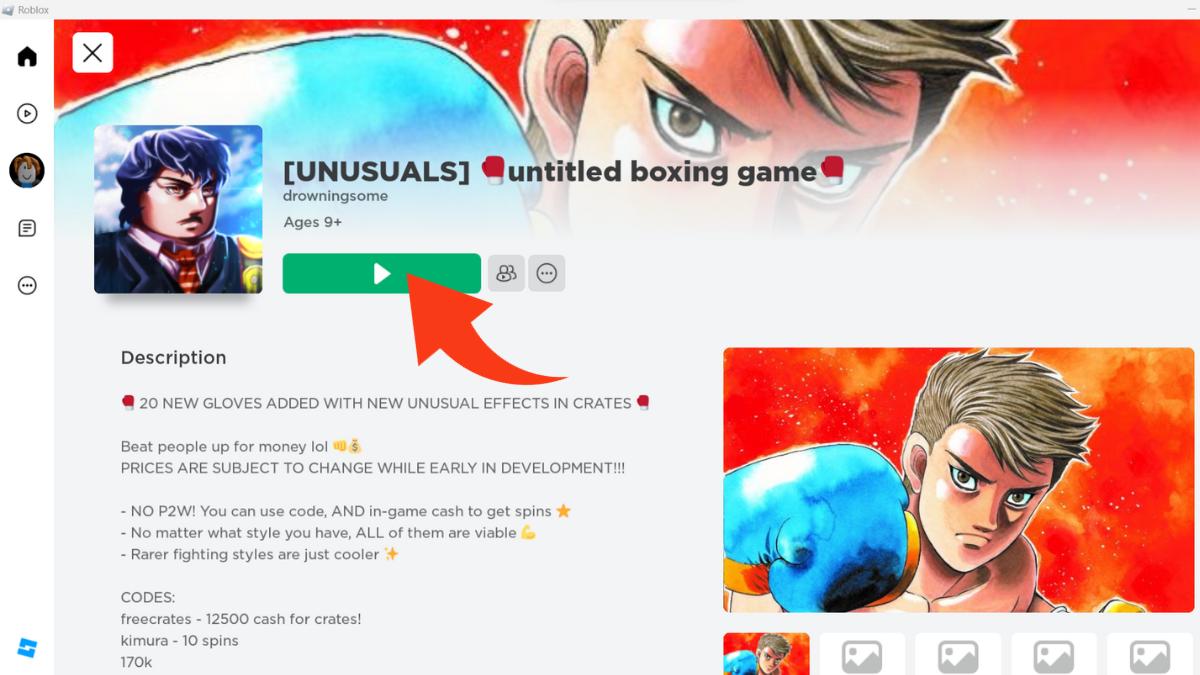 Code Untitled Boxing Game mới nhất 05/2024, cách nhập