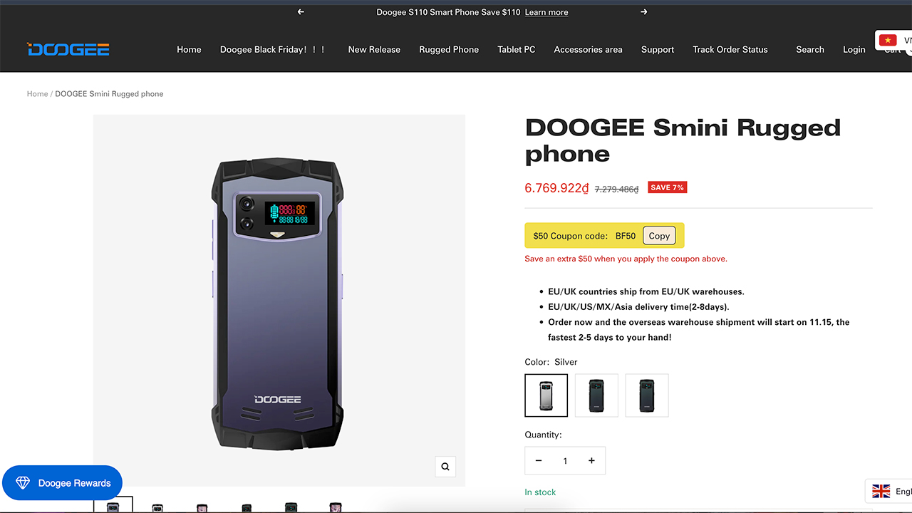 Cận cảnh DOOGEE S Mini: Điện thoại mini 4.5 inch siêu bền, RAM 15GB ...