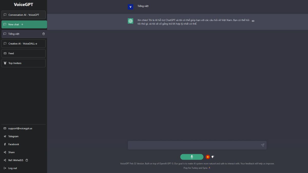 Tải VoiceGPT - Ứng dụng trò chuyện bằng giọng nói với AI