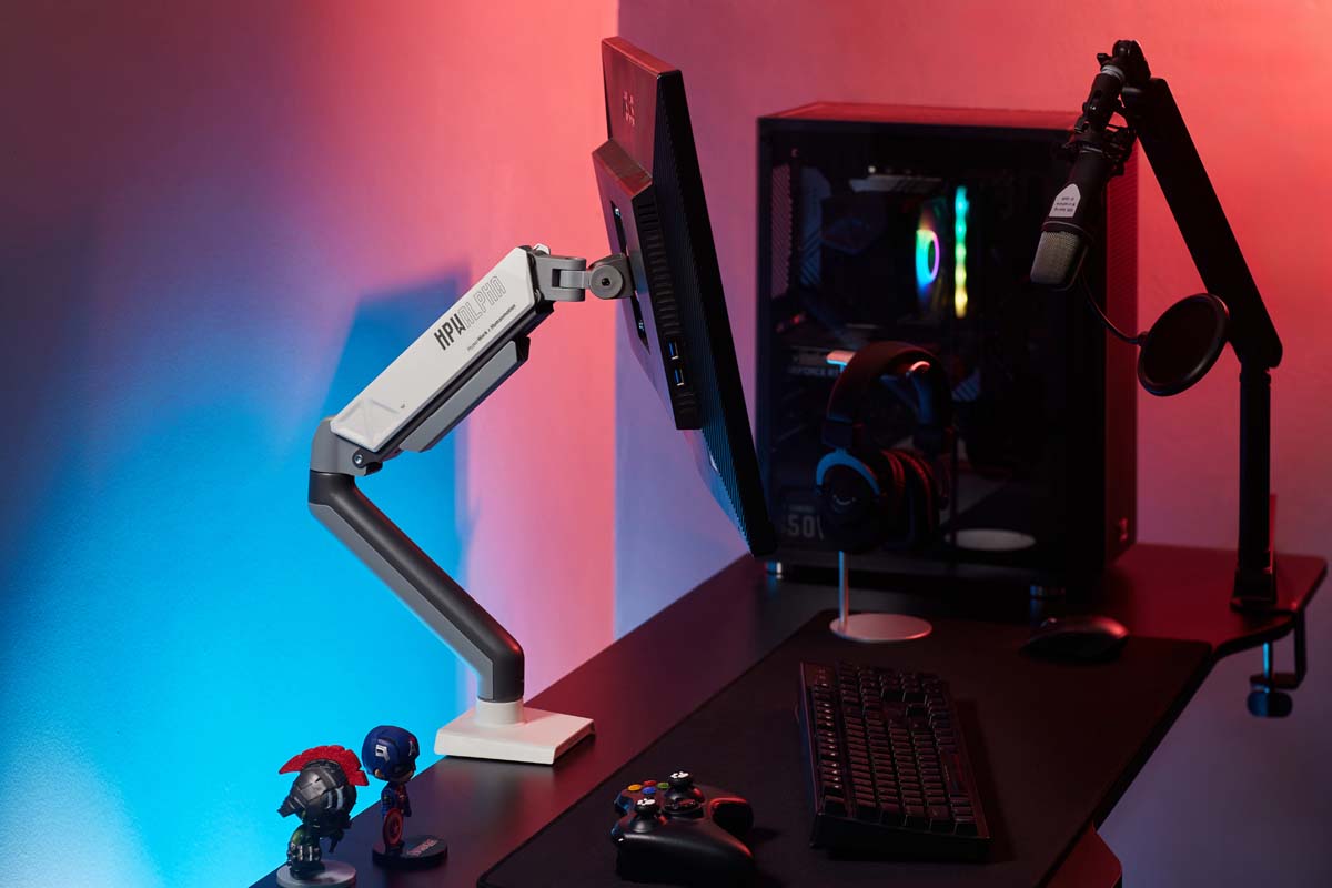 HyperWork Alpha ra mắt: Arm màn hình gaming đầu tiên của HyperWork, giá ...
