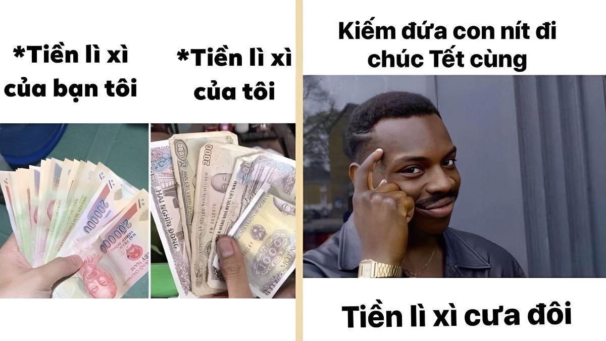 Tổng hợp 80+ meme Tết hài hước, thú vị chúc mừng năm mới