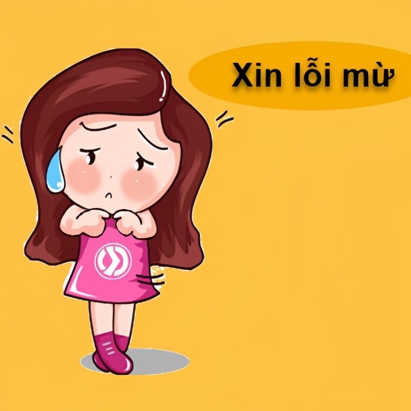 99+ ảnh meme xin lỗi người yêu cute, đáng yêu, hài hước