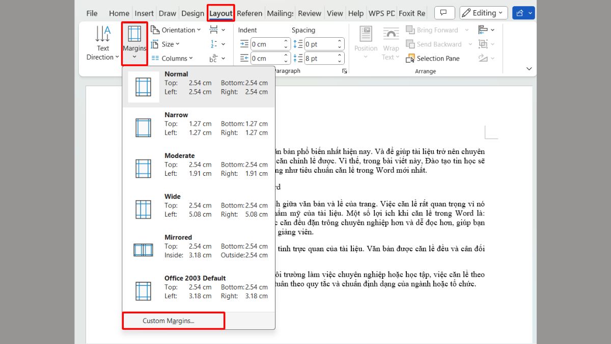 Cách in 2 mặt trong Word 2007, 2010, 2013, 2016, 2019 chi tiết