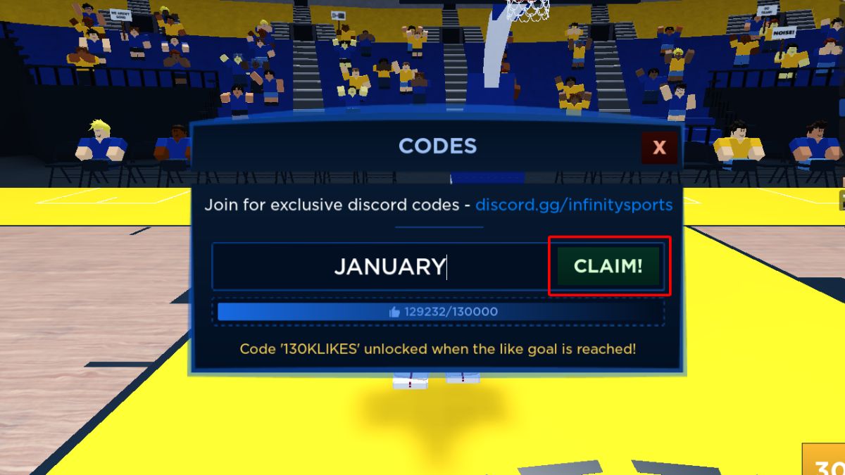 Full code Basketball Legends mới nhất 2024