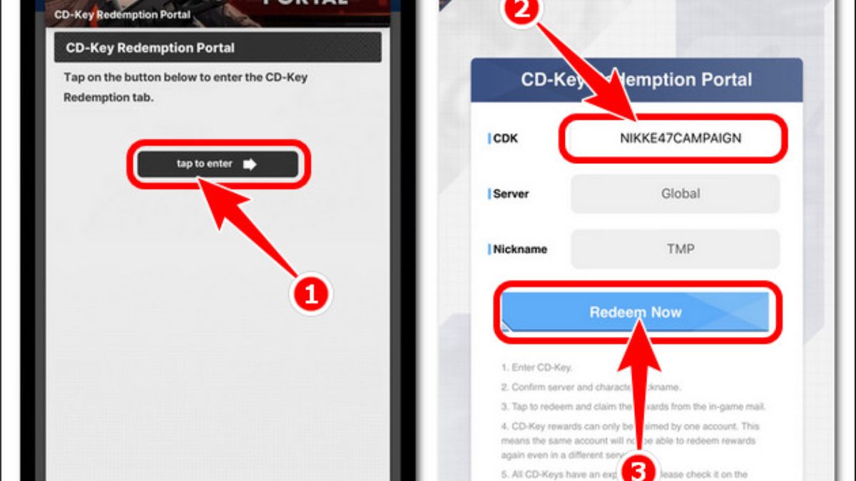 Code Goddess of Victory Nikke mới nhất 2024 đang hoạt động