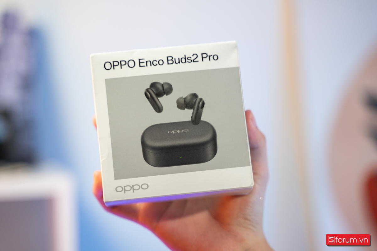 Trên tay OPPO Enco Buds2 Pro: Ngoại hình đơn giản nhưng sang, đeo lâu vẫn rất “chill” | Sforum